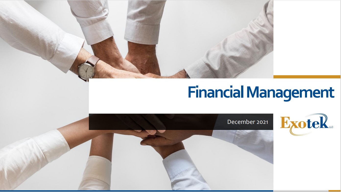 BP Deployment Financial Management (PDF) - Exotek