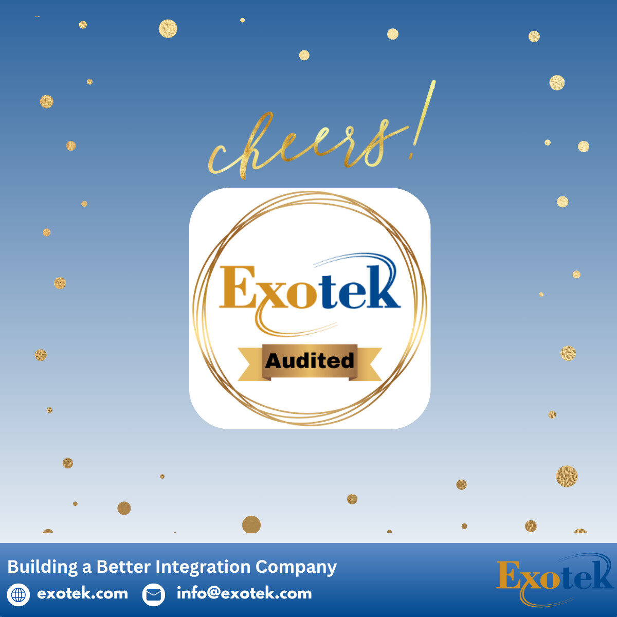 Exotek Audited - InflexionPoint Meets CSIA Certification Requirements