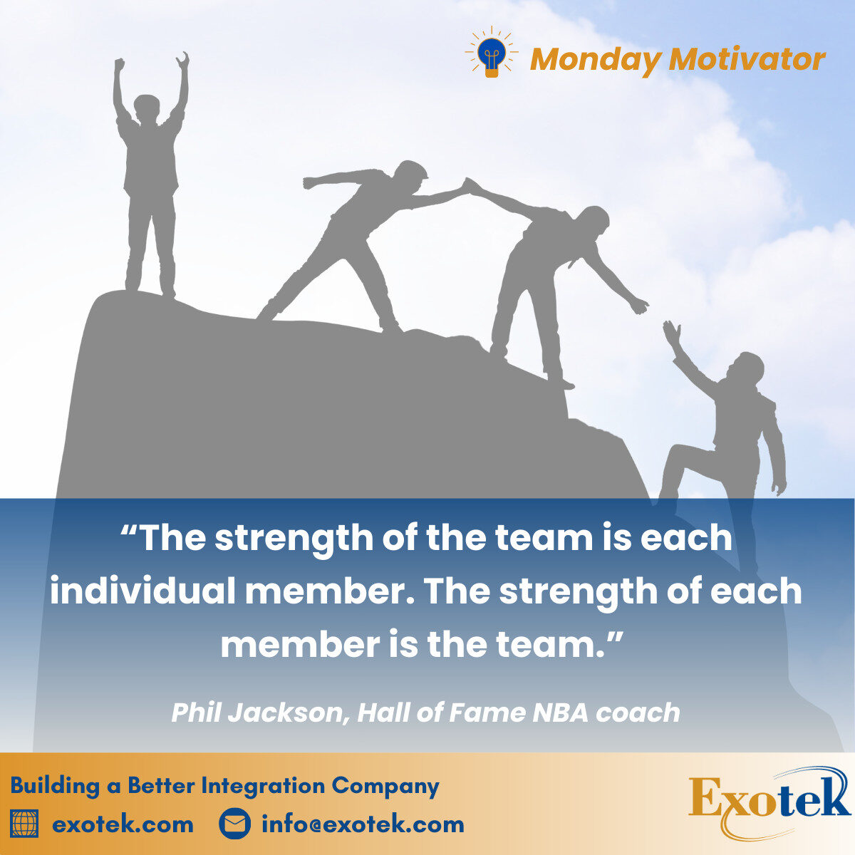 Exotek Monday Motivator - Sustaining Long-term Success Through People ...